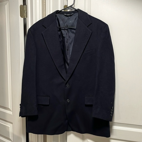 Ralph Lauren | Suits & Blazers | Mens Ralph Lauren Navy Wool Flannel Blazer With Navy Buttons ...